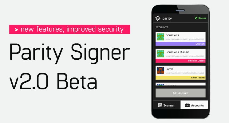 Parity Signer v2.0 Turns Old Phones Into Hardware Wallets